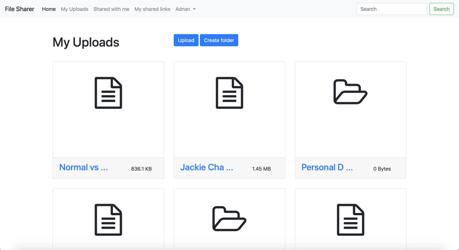 File Transfer Web App Node Js Mongo Db Express Adnantech